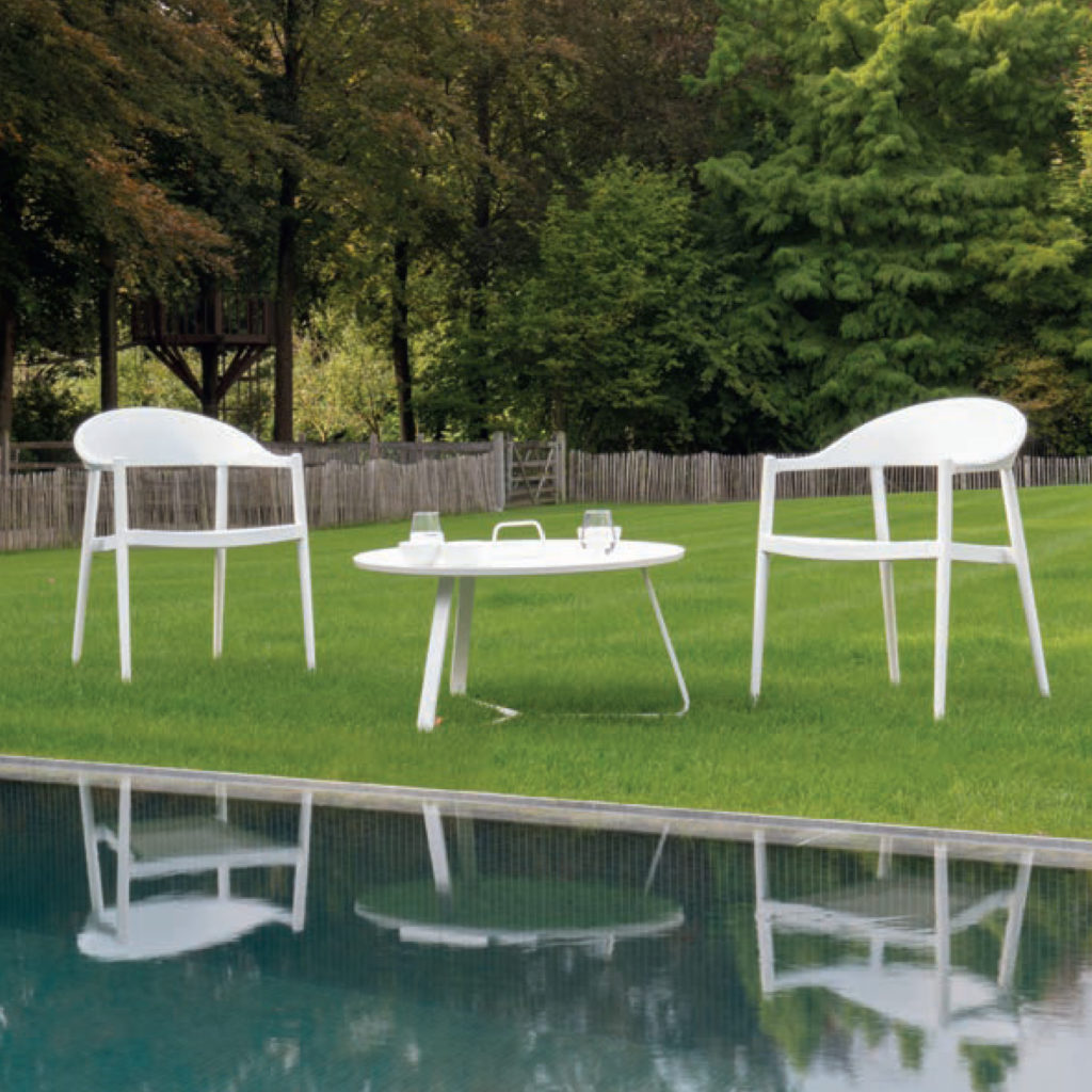 RANI Round Ceramic Outdoor Dining Table | Home Couture Miami table